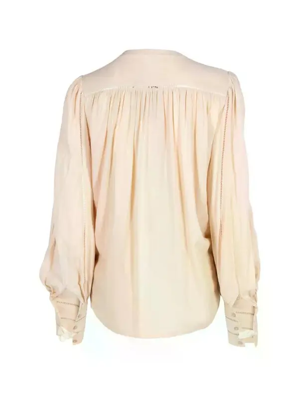 L'Agence Kiera Ladder-trim Blouse