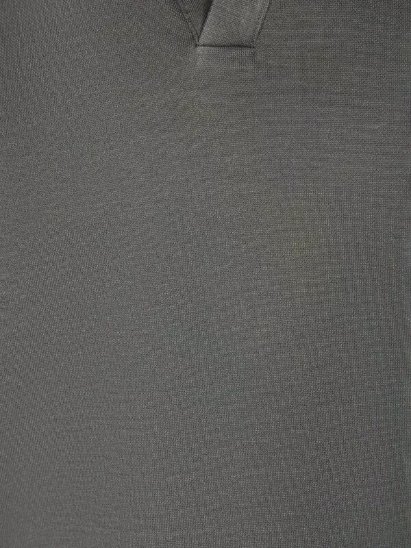 Herno Short-sleeved Polo Shirt - Grey