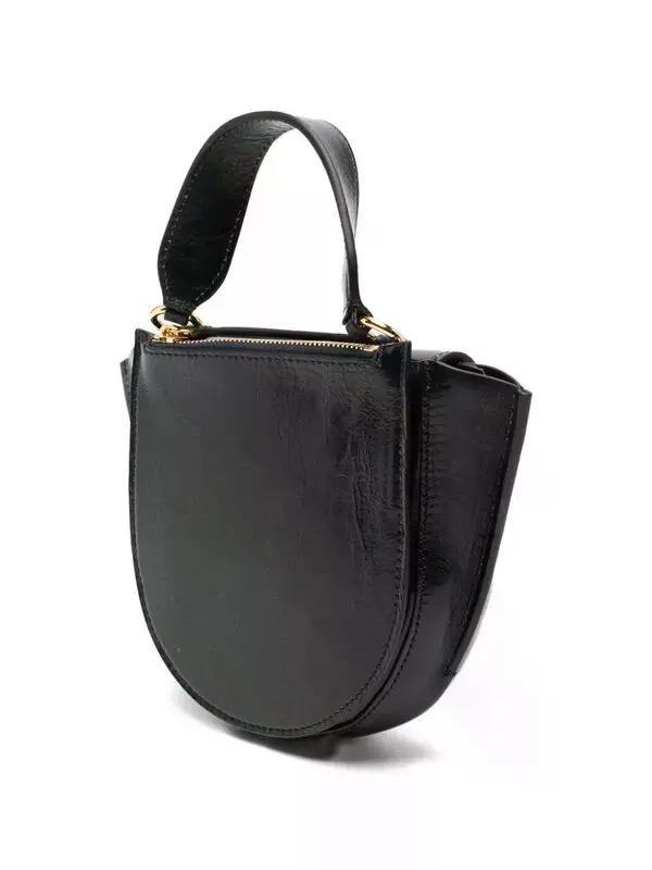 WANDLER Hortensia Piccola Leather Tote Bag - Blue