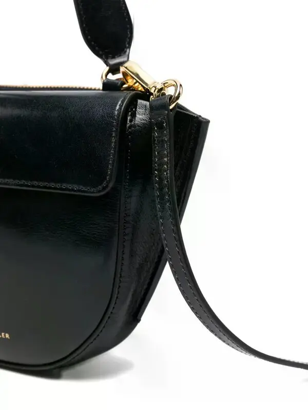 WANDLER Hortensia Piccola Leather Tote Bag - Blue