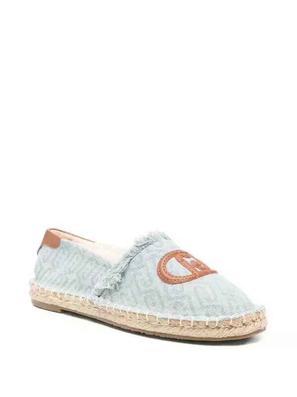 Liu Jo Monogram Print Espadrilles