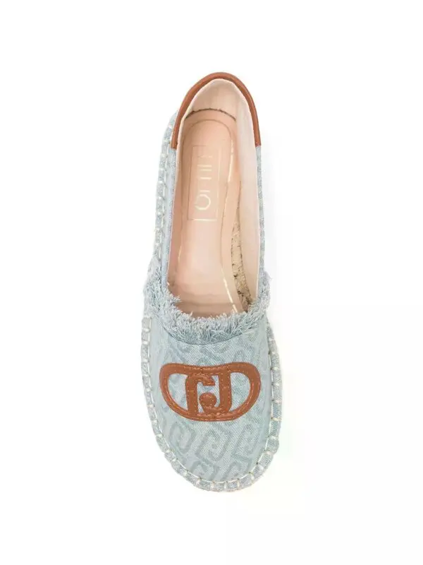 Liu Jo Monogram Print Espadrilles