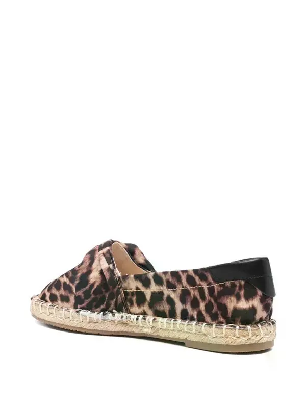 Liu Jo Leopard-print Knot-detail Espadrilles