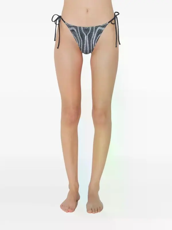 JEAN PAUL GAULTIER Printed Tie Bikini Bottom