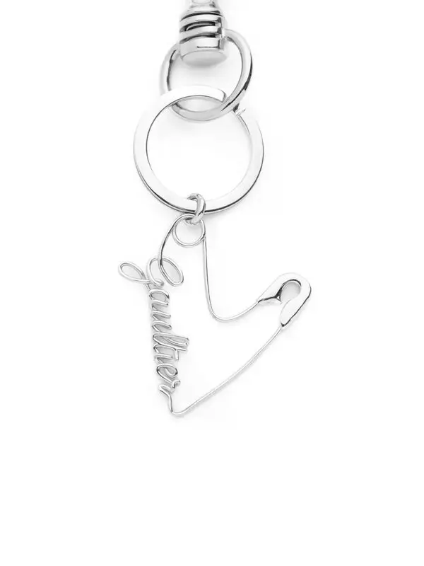 JEAN PAUL GAULTIER Heart Safety Pin Keyring