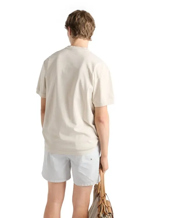 Prada Short-sleeved Cotton T-shirt