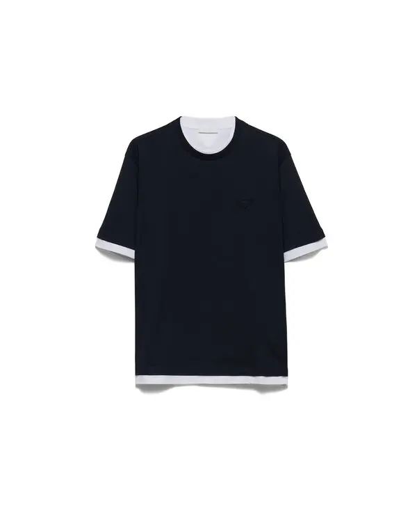 Prada Cotton T-shirt - Blue