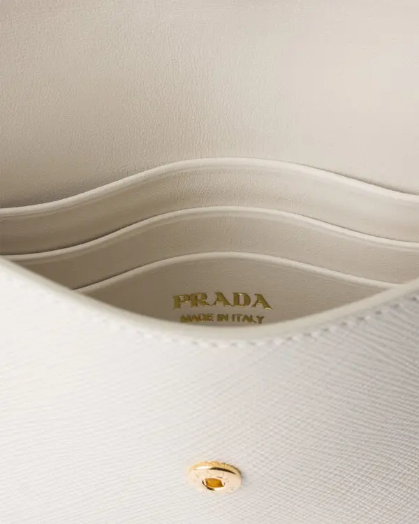 Prada Saffiano Leather Envelope Clutch