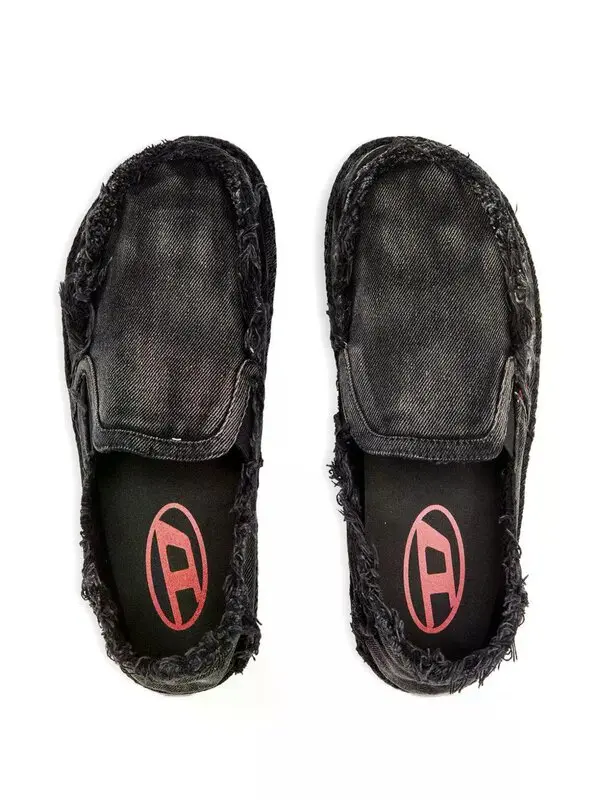 DIESEL® D-lukas Frayed Loafers