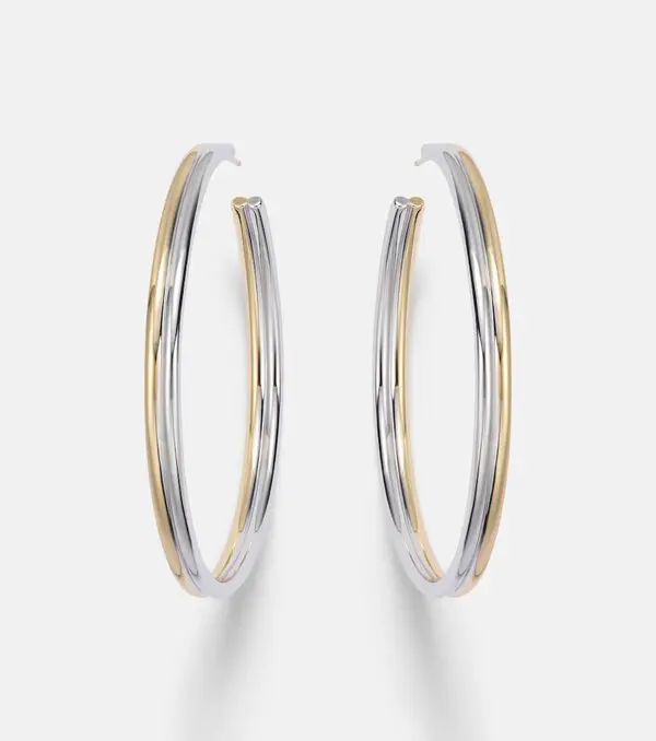 JENNIFER FISHER Thread Hoop Earrings - Gold
