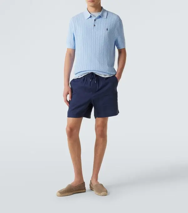 Polo Ralph Lauren Cable-knit Cotton Polo Sweater