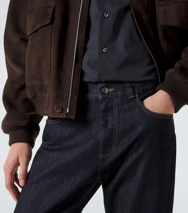 Canali Slim Fit Jeans - Blue