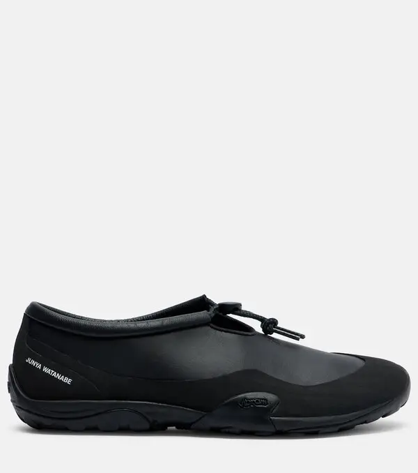 Junya Watanabe X New Balance Mt10t Leather Sneakers - Black