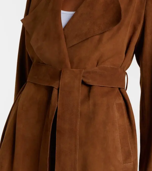 Nour Hammour Kerry Suede Coat
