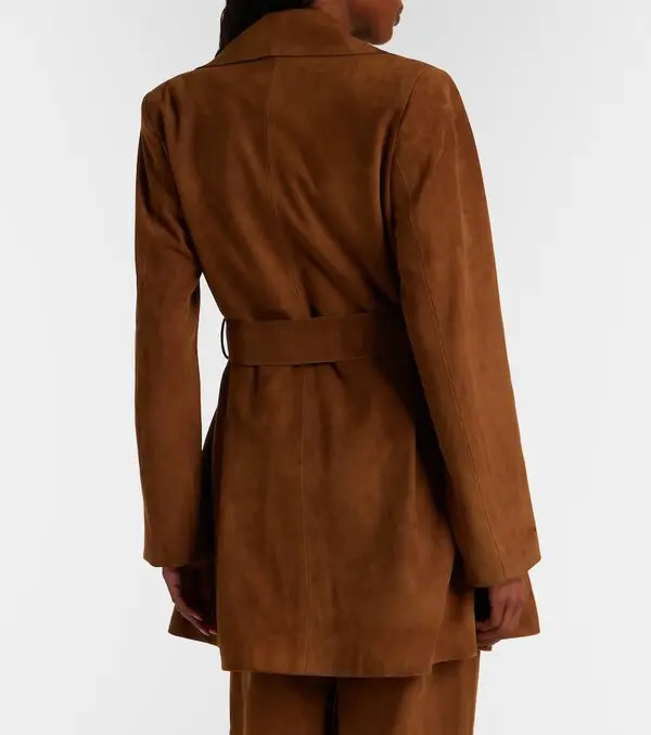Nour Hammour Kerry Suede Coat