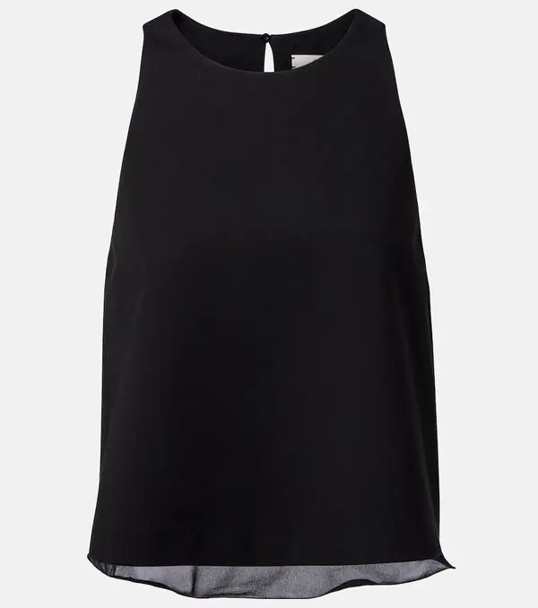 Dorothee Schumacher Emotional Essence Ruffled Top - Black