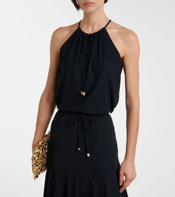 Dorothee Schumacher Halterneck Top With Self-tie Collar