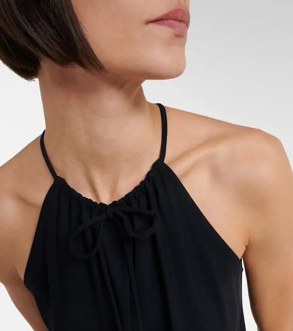 Dorothee Schumacher Halterneck Top With Self-tie Collar