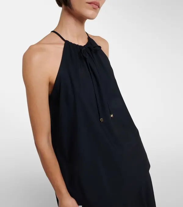 Dorothee Schumacher Halterneck Top With Self-tie Collar