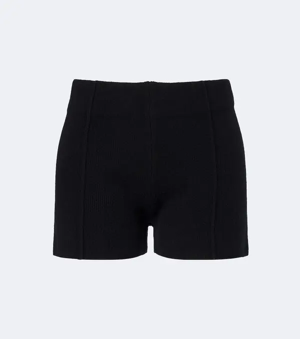 Jardin Des Orangers Wool And Cashmere Shorts - Black