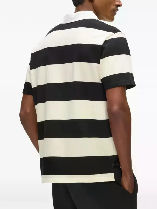 Karl Lagerfeld Striped-pattern Polo Shirt