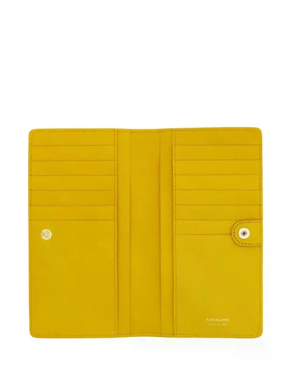 FERRAGAMO Gancini Continental Wallet - Yellow