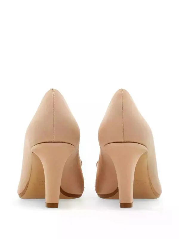 FERRAGAMO Vara Bow Pumps With Crystals