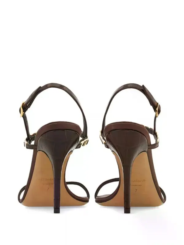 FERRAGAMO Vara Chain T-strap Sandals