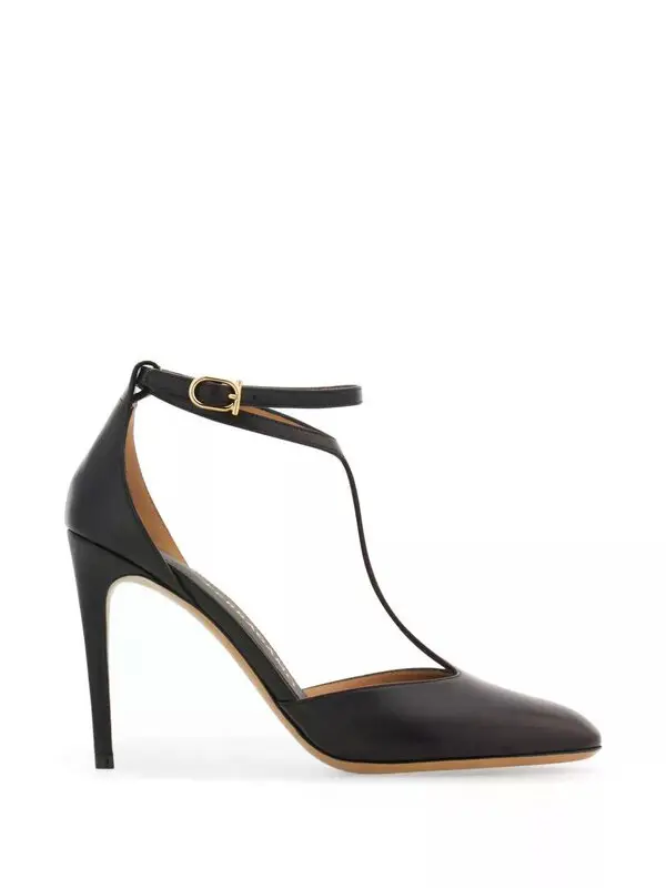 FERRAGAMO T-strap Stiletto Pumps