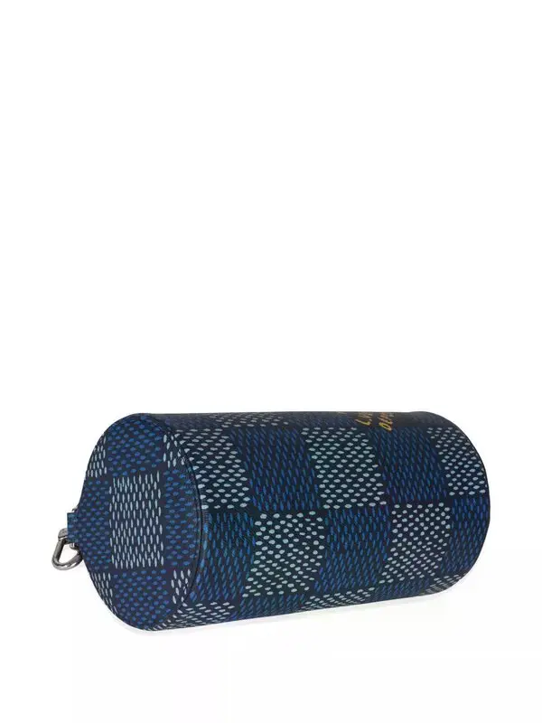 LOUIS VUITTON Polochon Small Damier Heritage Canvas Shoulder Bag - Blue
