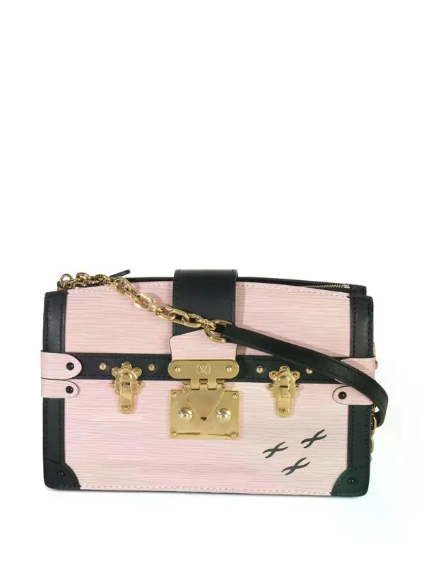 LOUIS VUITTON Epi Trunk Clutch Crossbody Bag - Pink