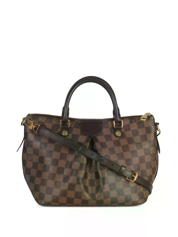 LOUIS VUITTON Damier Ebene Siena Pm Tote Bag