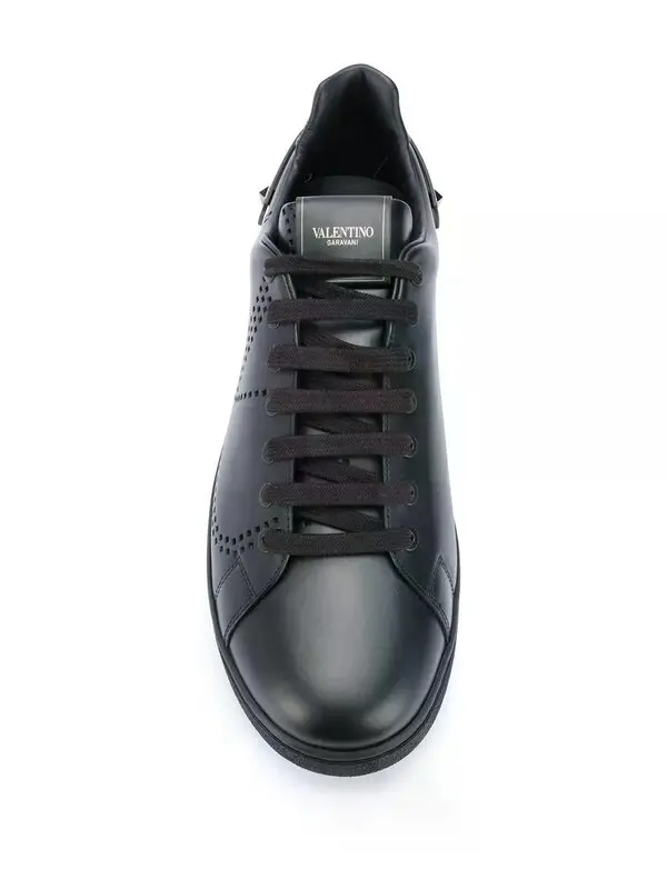 Valentino Garavani Backnet Low-top Sneakers - Black