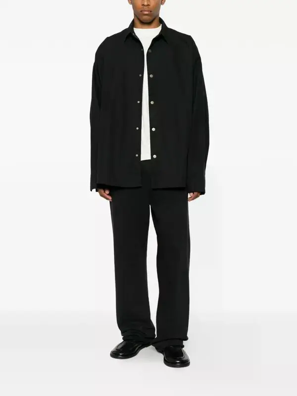 Fear Of God Logo-embroidered Press-stud Overshirt