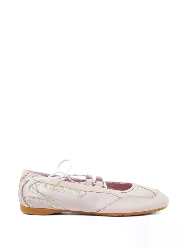DIESEL® D-mile Lace-up Ballet Flats - Pink