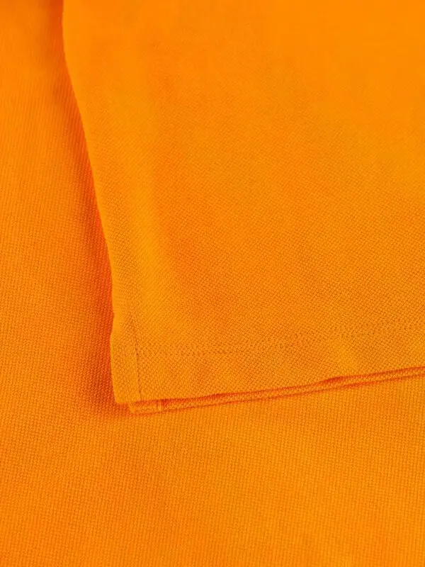 Miu Miu Logo Embroidered Cotton Piqué Polo Shirt