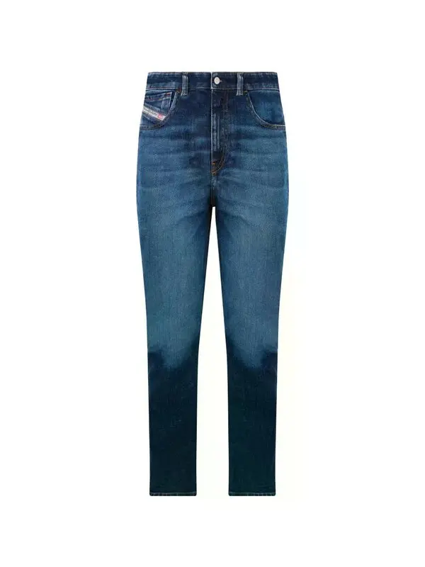 DIESEL® Washed Effect Slim Fit Jeans