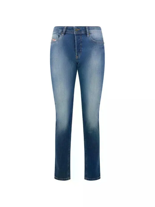 DIESEL® Faded Effect High-waisted Jeans