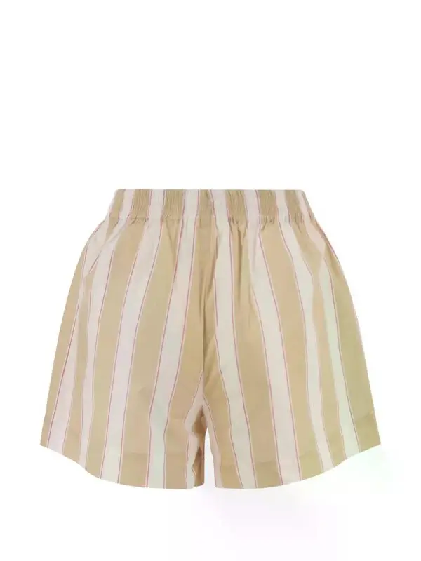 MC2 SAINT BARTH Striped Embroidered Shorts