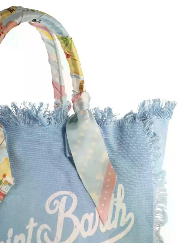 MC2 SAINT BARTH Tote Bag With Scarf Detail