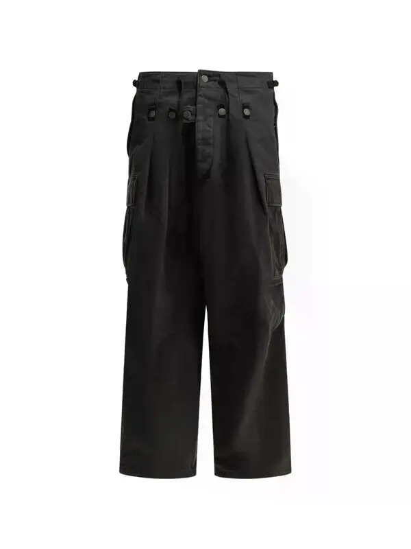 Kapital Cargo Pants With Button Detail