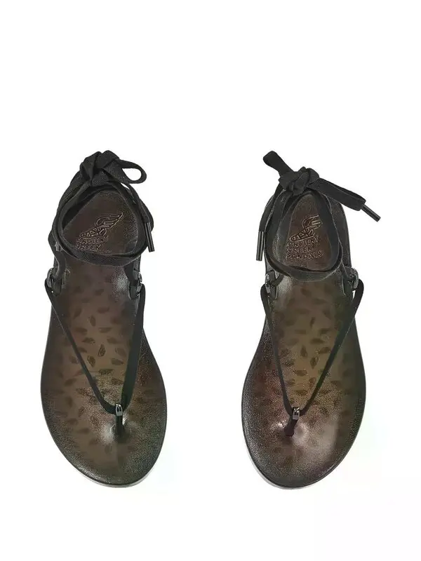 ANCIENT GREEK SANDALS Lace-up Thong" Sandals