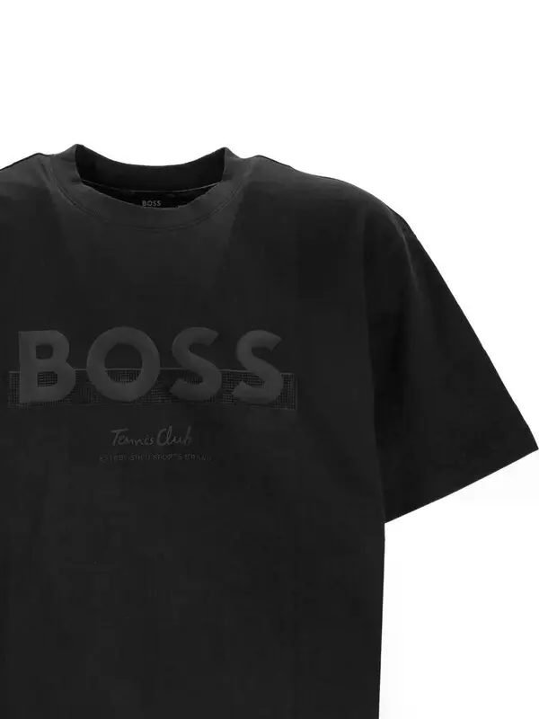 BOSS Logo-print Crew-neck T-shirt