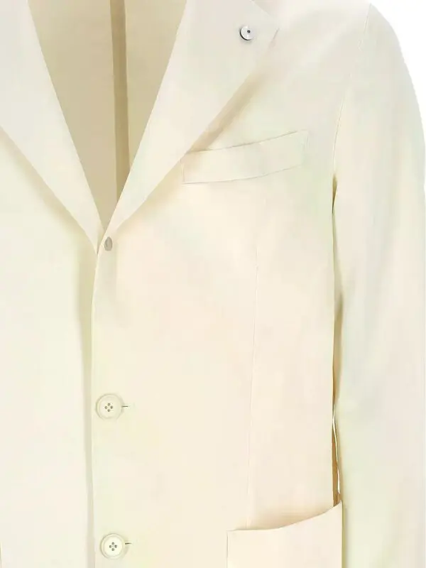 L.B.M. 1911 Notch-lapel Single-breasted Blazer