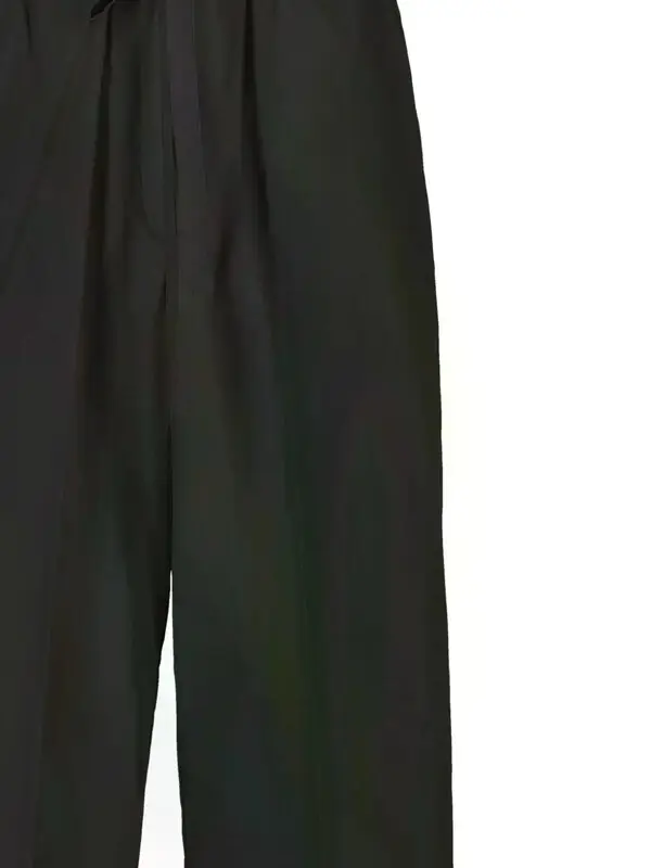 EMMA E GAIA Drawstring Wide-leg Trousers