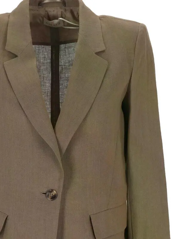 Marella Single-breasted Linen Blazer