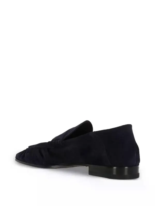 ORTIGNI Ruched Penny Loafers