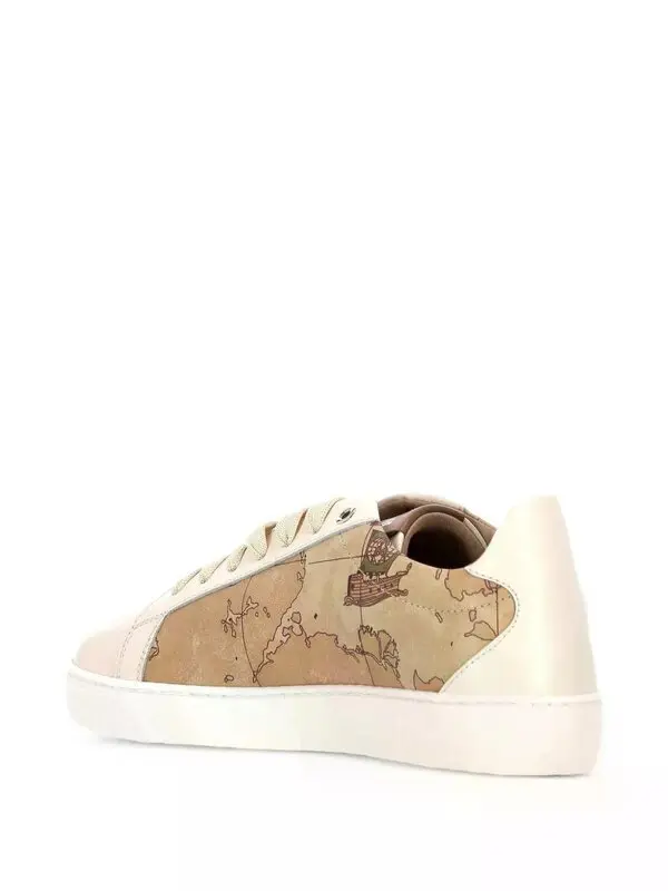 ALVIERO MARTINI 1° CLASSE Geo Classic Print Lace-up Sneakers
