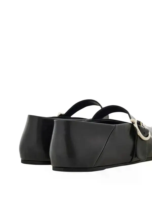 FERRAGAMO Gancini Strap Ballet Flats