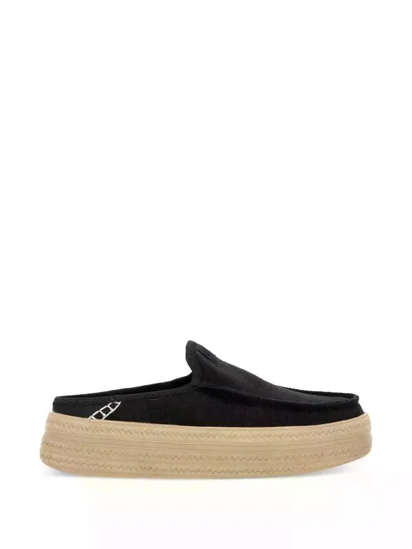 HEY DUDE Austin Platform Backless Espadrilles